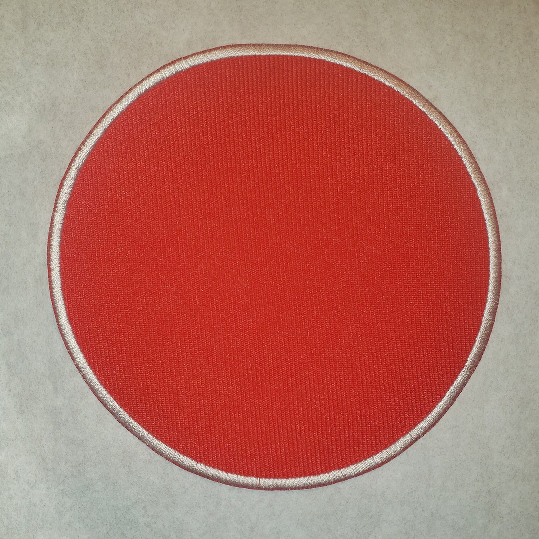 5 Inch Dark Orange Round Blank Patch, Sublimation Patch, Patches, Blank ...
