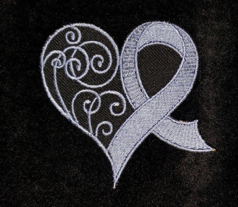 Esophageal Cancer Awareness Ribbon Motorcycle Patch Biker - Etsy