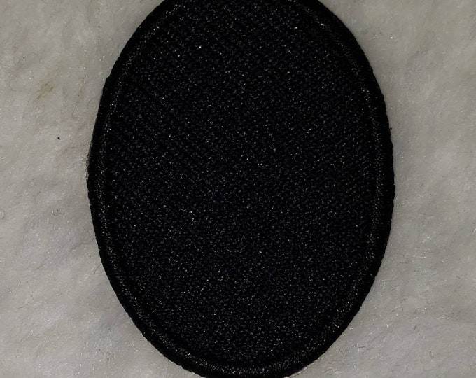 Black Oval Blank Patch, Sublimation Patch, Patches, Blank Patches ...