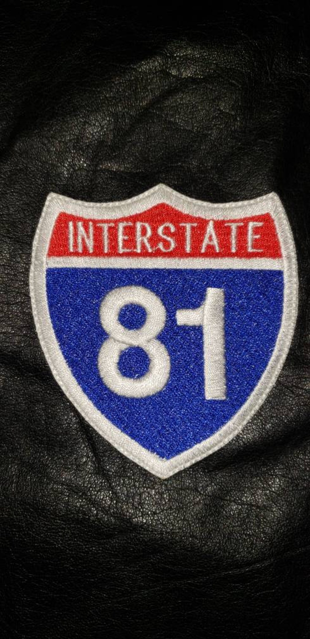 Interstate Sign Patch, Interstate 81 Patch, Motorcycle Patch, Biker ...
