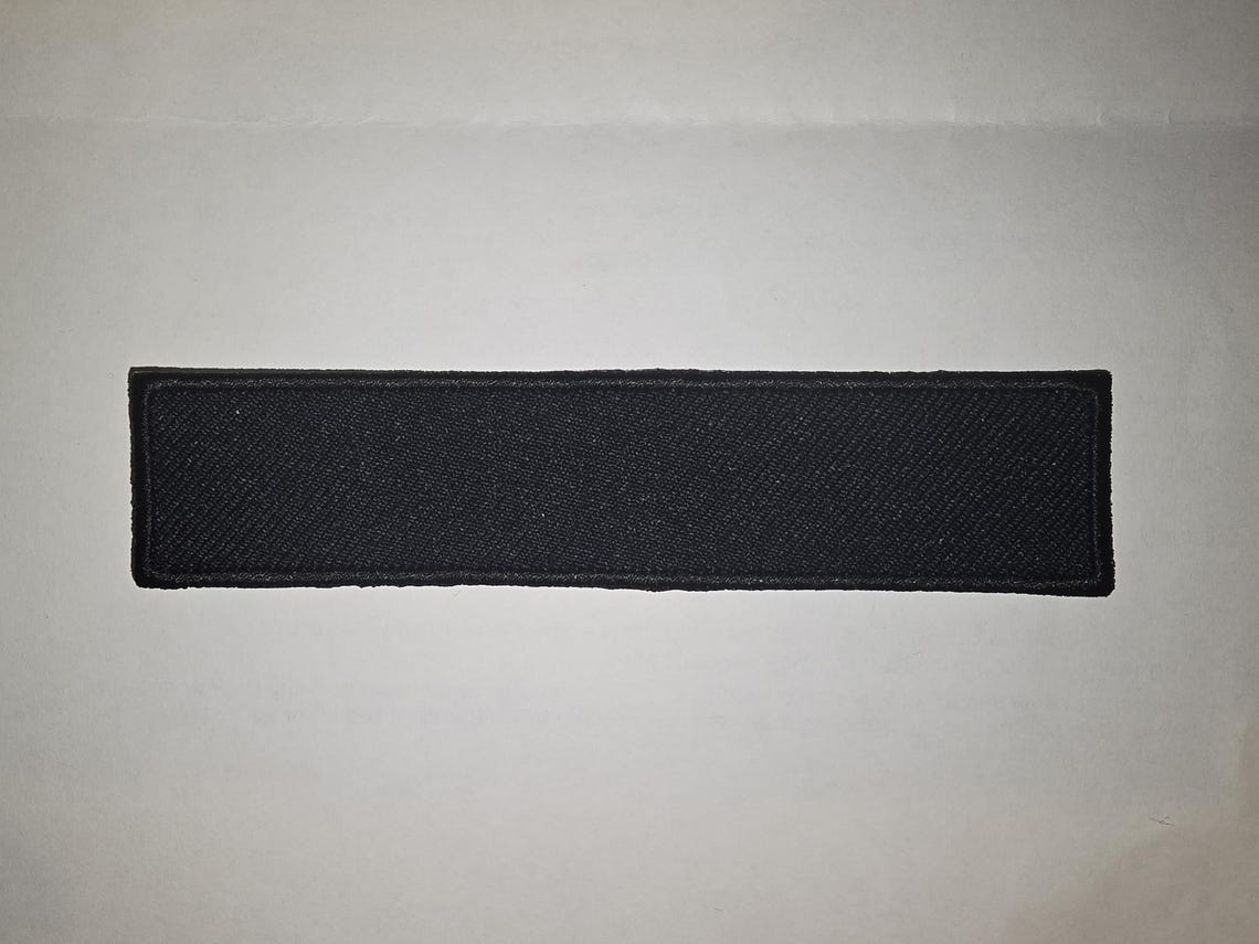 Black Rectangle Blank Patch, Sublimation Patch, Patches, Blank Patches ...