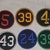 Round Number Patches, Embroidery Patches, 1 INCH Patch, Choose Your ...