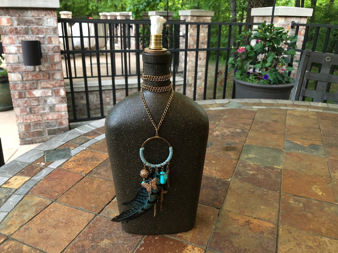 Extra Large Handmade Table Top Torch dream Catcher Tiki Torch Recycled ...