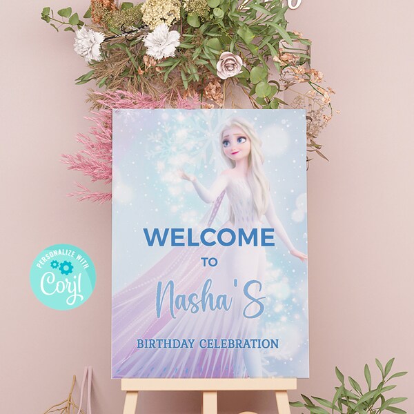 Frozen Sign - Etsy