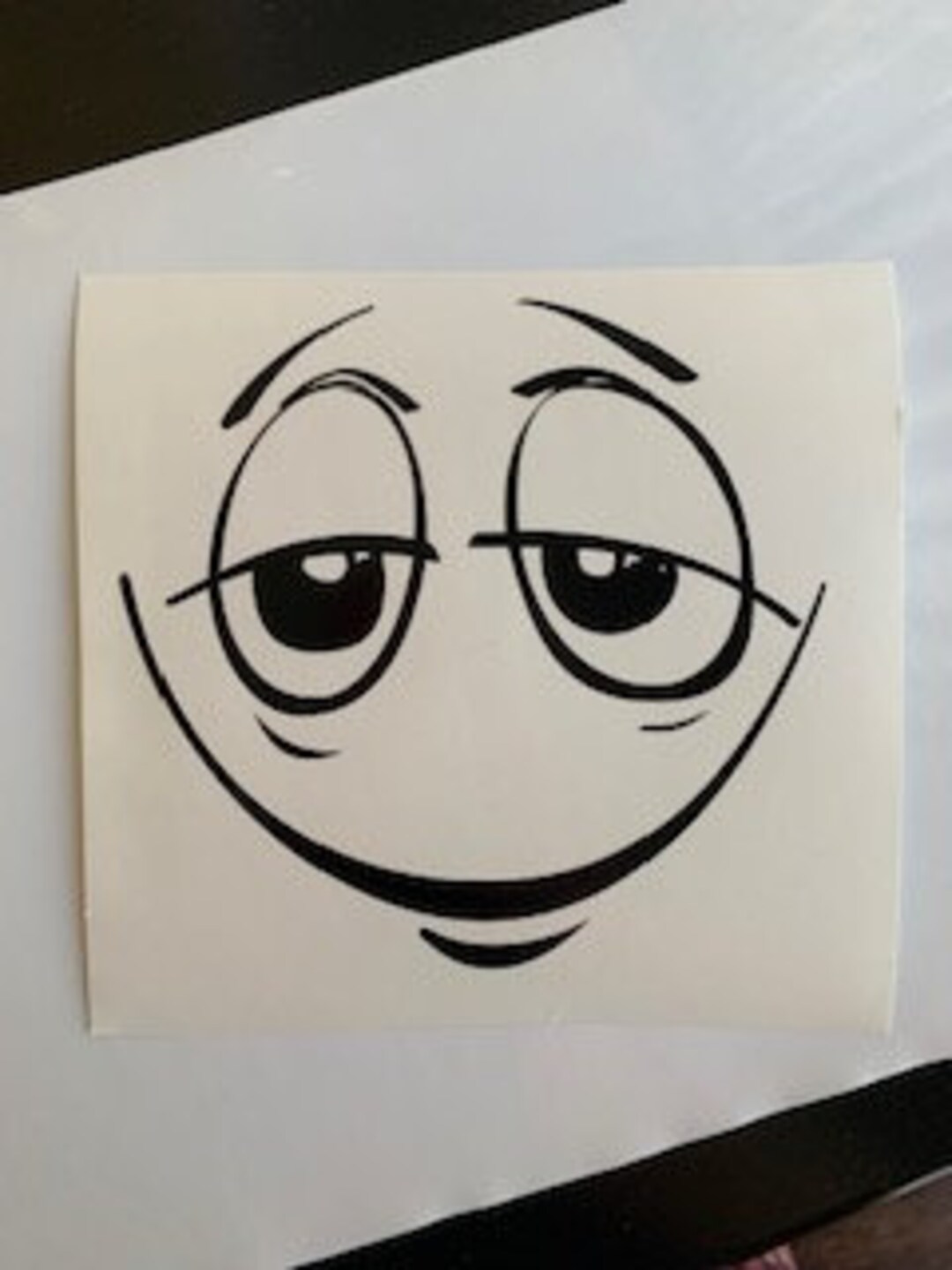 Smiley Decal/stoner Decal/happy Face Decal/stoner Happy Face Decal - Etsy