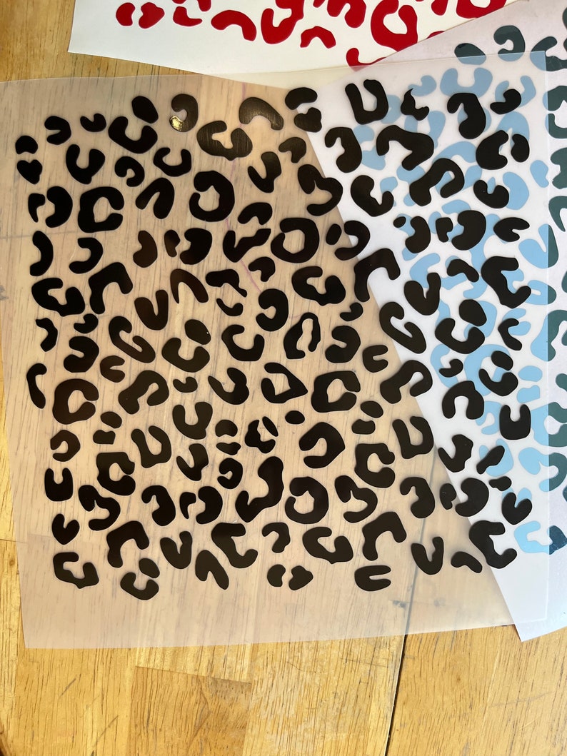 Leopard Print Decal. Custom Size Leopard Print Decal for Car - Etsy