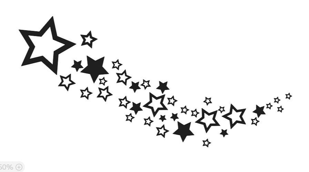 Shooting Star Decal-sticker. Star Car Window Decal. Shooting Star ...