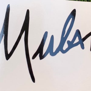 Disney mulan Signature Premium Decal/sticker/stencil - Etsy