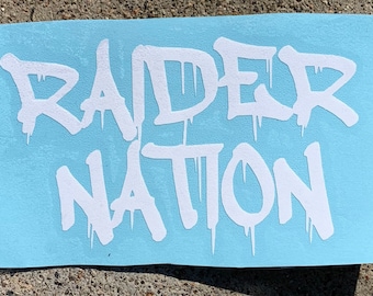 Raider Nation Stencil | Etsy