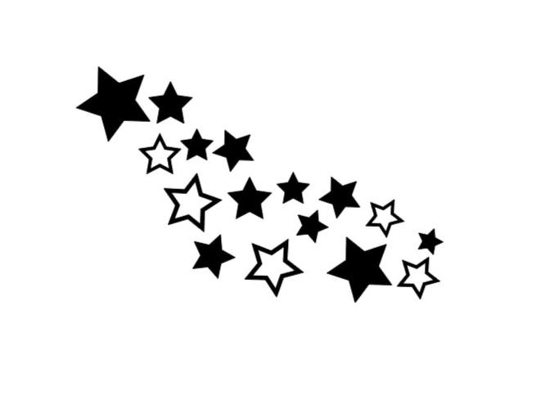 Star Cluster Decal. Star Window Sticker for Car. Vinyl Star Stickers ...