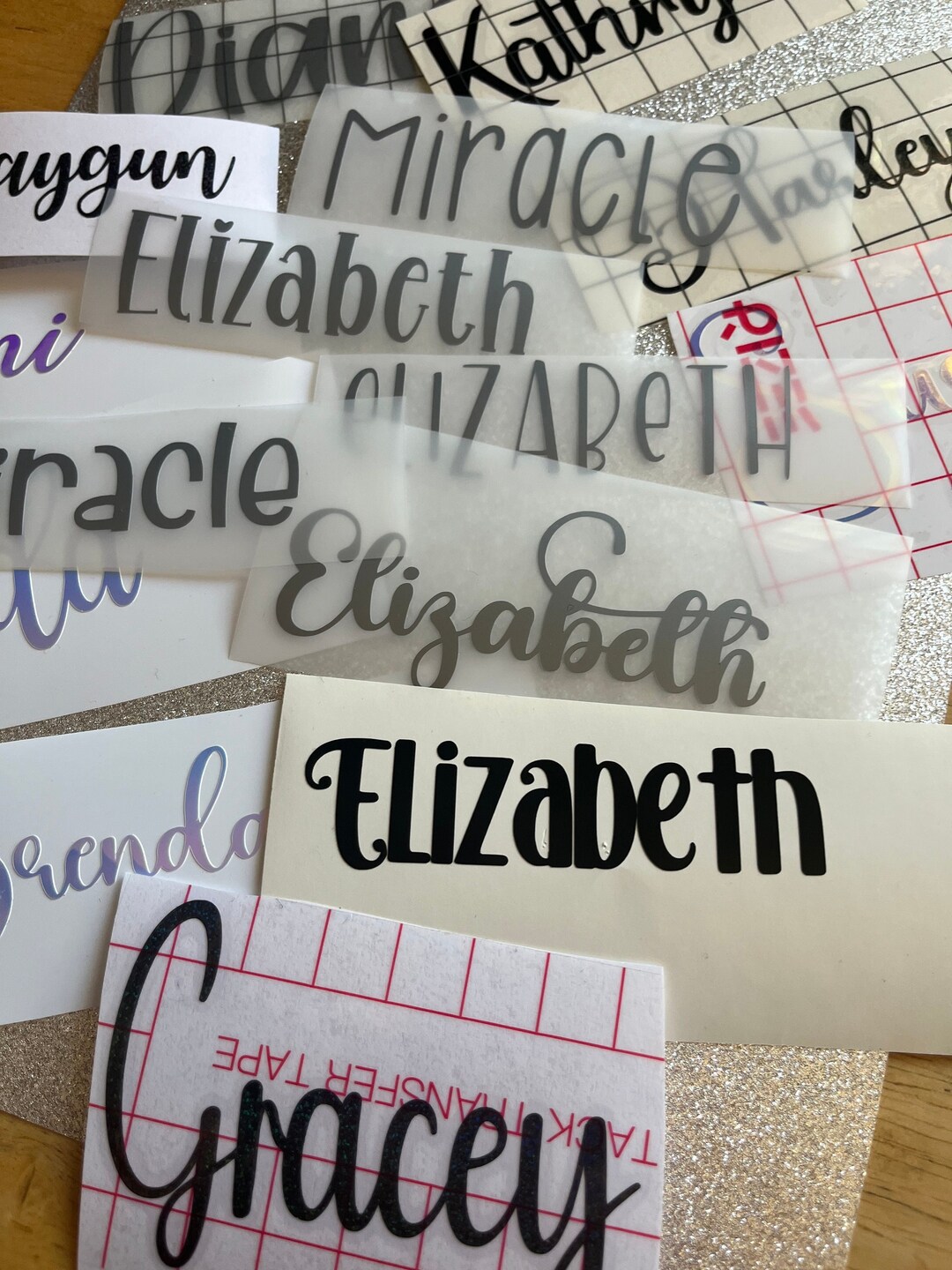 Custom Name Decal/sticker/12 Different Fonts to Choose From. Name Decal ...