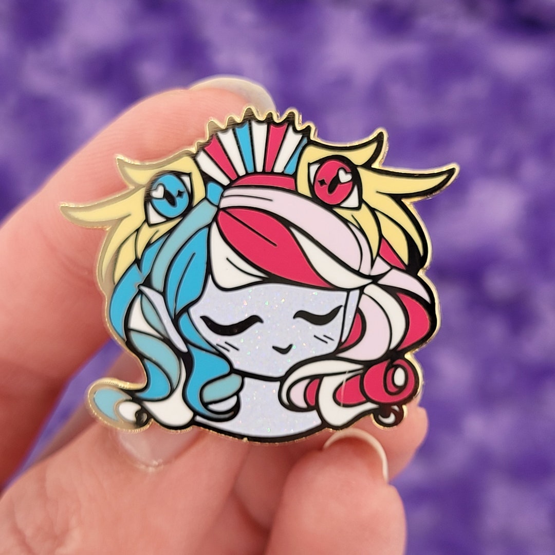 Smiling Seraphim, LGBTQ+ Angel Enamel Pin - Transgender Edition - Etsy
