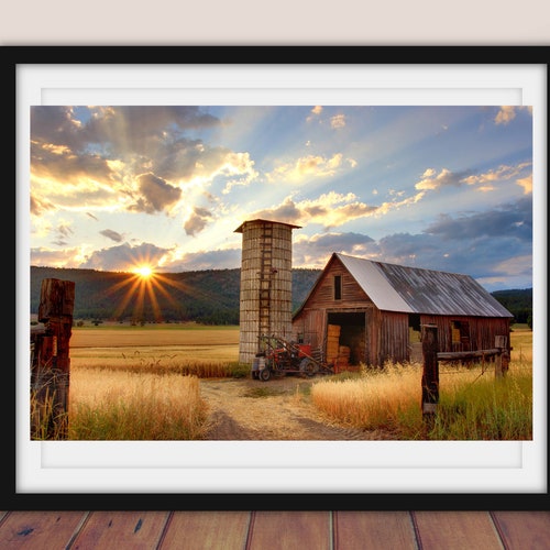 Old Barn-barn Wall Art-barn Wall Decor-country Decor-farmhouse - Etsy