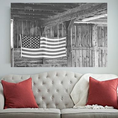 Vintage Signs Barn Art Southern Art American Flag Art | Etsy