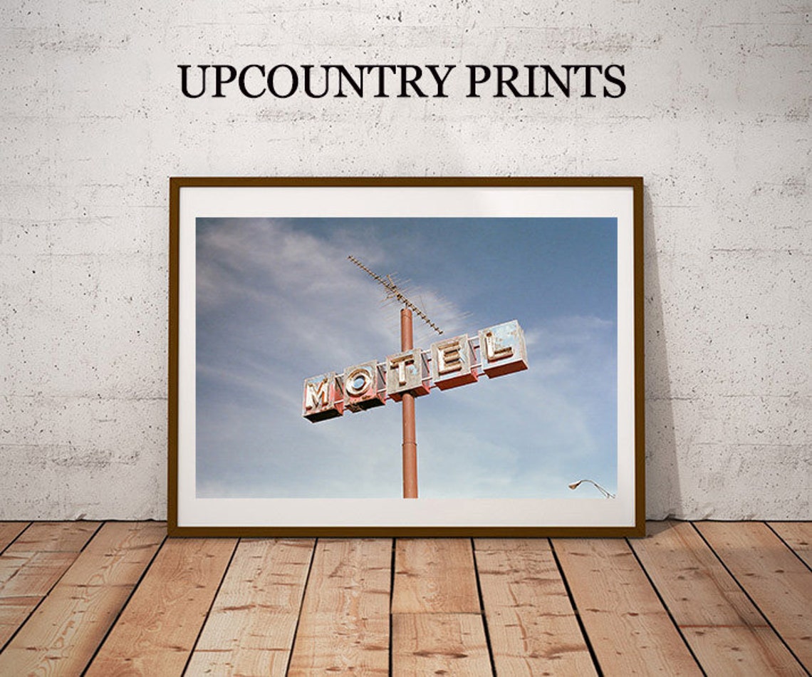 Vintage Sign Neon Sign Printable Art 70s Art 60s Art Old - Etsy