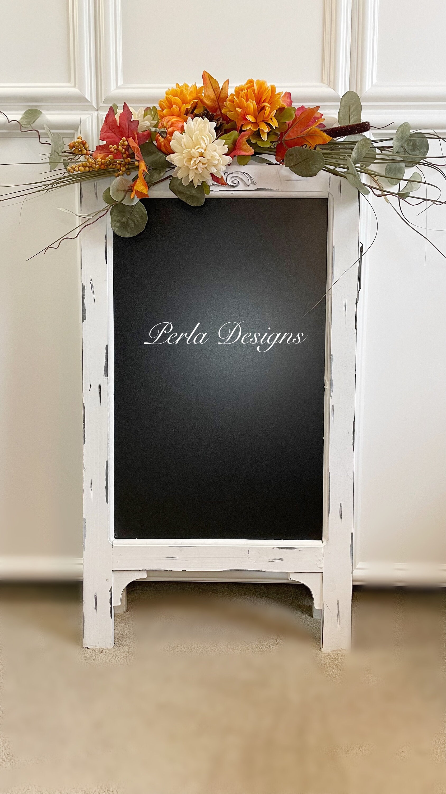 Fall Lantern Swag Fall Flower Sign Swag - Etsy