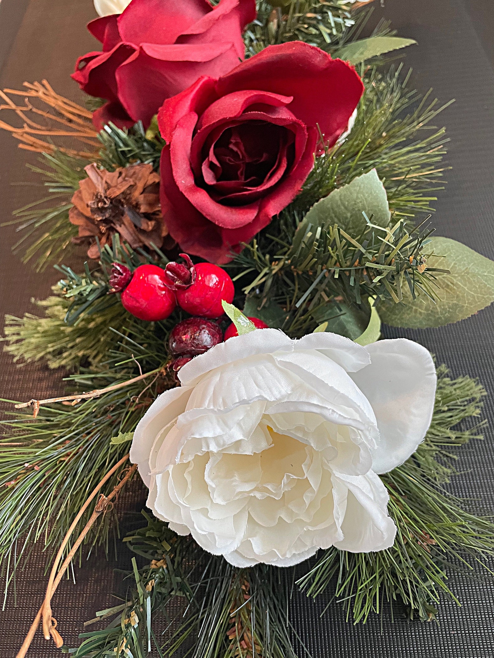 Christmas Swag, Christmas Centerpiece, Christmas Sign Swag, Christmas ...