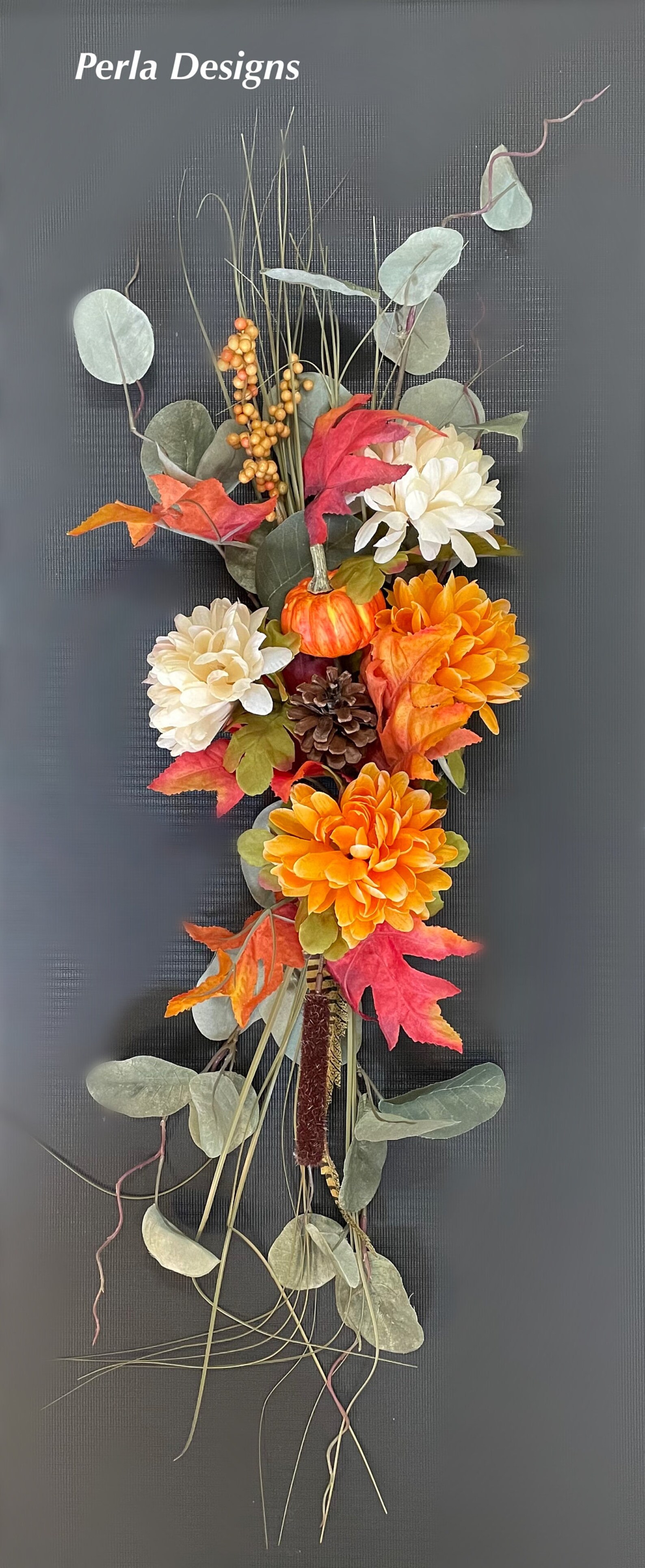 Fall Lantern Swag Fall Flower Sign Swag - Etsy