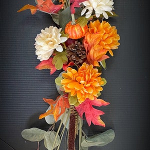 Fall Lantern Swag Fall Flower Sign Swag - Etsy
