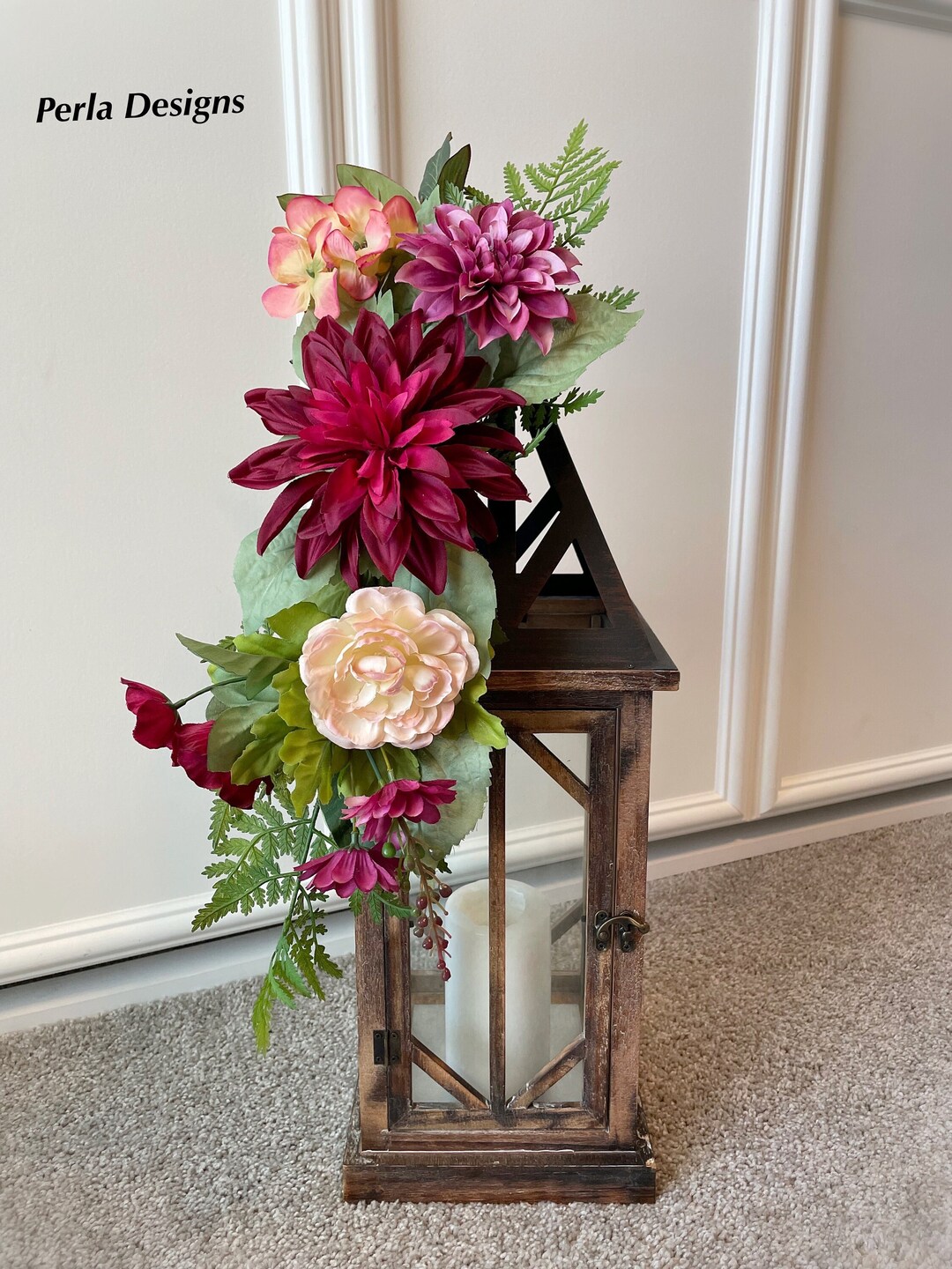 Spring Lantern Swag, Sign Swag, Bridal Shower, Wedding Decor - Etsy