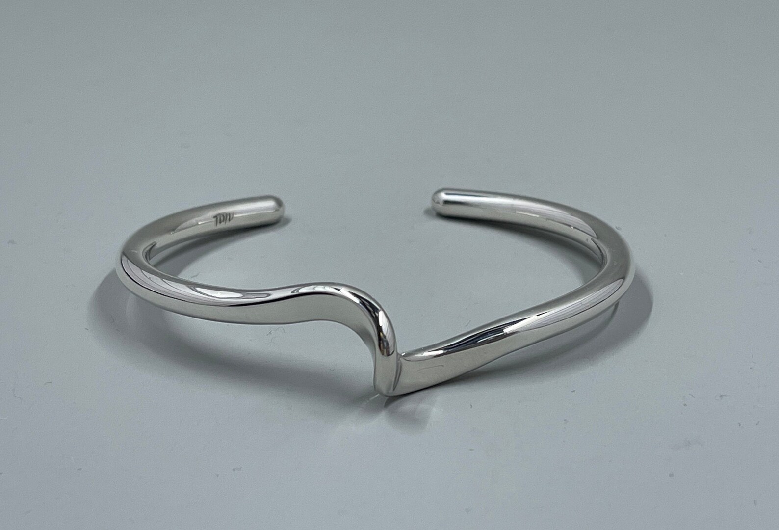 ZEE Bracelet Sterling Silver Crossover Cuff Bracelet | Etsy