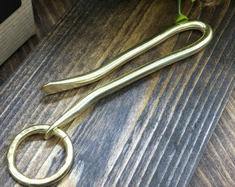 Brass Key Ring - Etsy