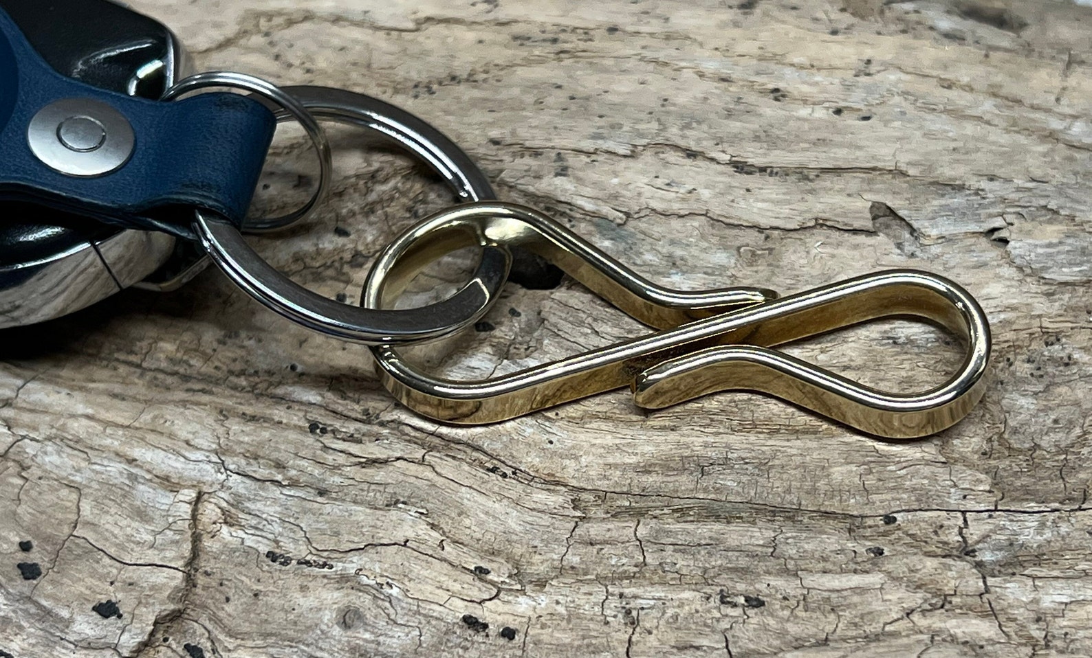 Brass Key Ring With Bright Polished Finish - Etsy