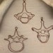 Handmade Wire Vertebrae Copper Lumbar Thoracic Cervical Medical Student ...