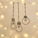 Wire Light Bulb Handmade Wall Art Metal Sculpture Decor Vintage Simple ...