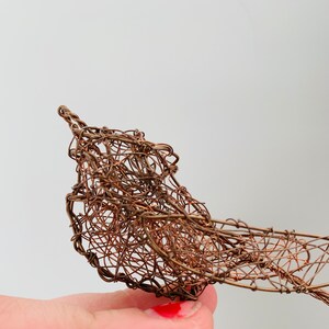 Wire Copper Bird Handmade Chickadee - Etsy