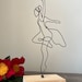Wire Ballerina Dancing Sculpture Handmade Figurine Gift Ballet Statue ...
