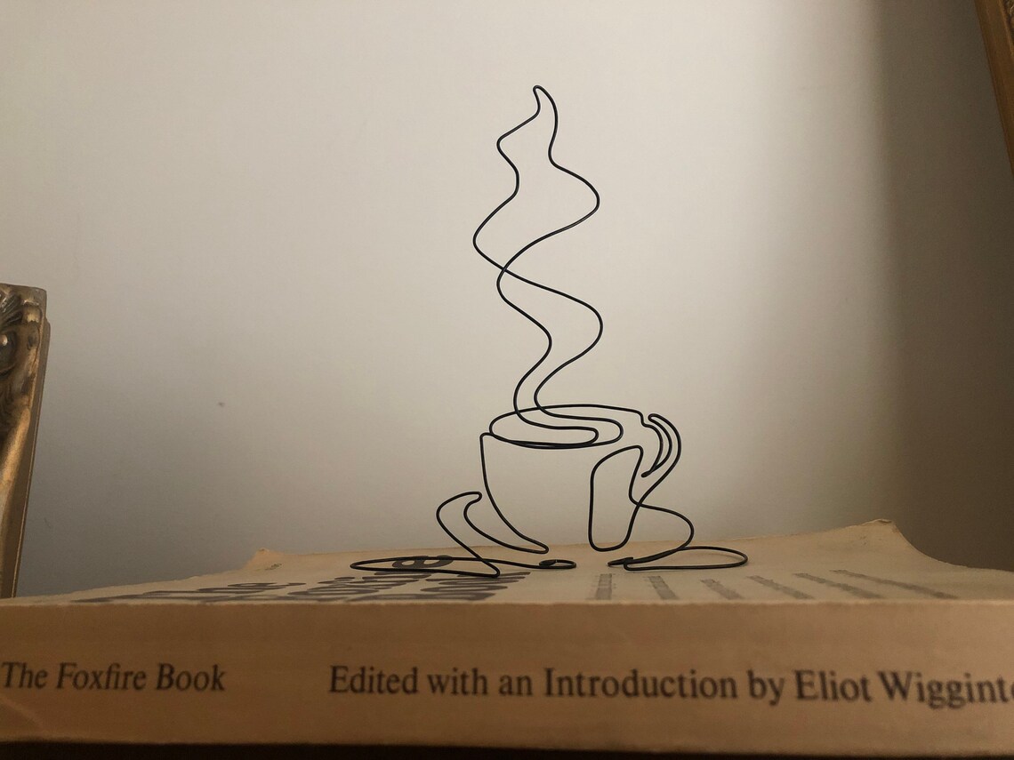 Wire Coffee Tea Cup Handmade Drink Hot Chocolate Caffeine - Etsy