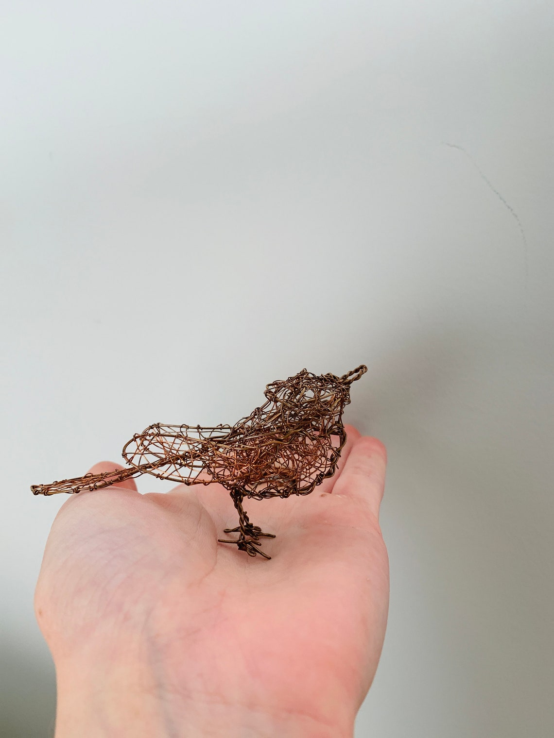 Wire Copper Bird Handmade Chickadee - Etsy