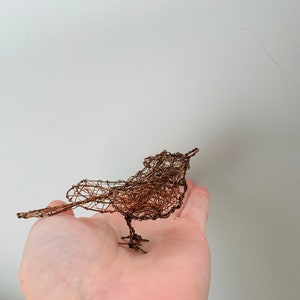 Wire Copper Bird Handmade Chickadee - Etsy