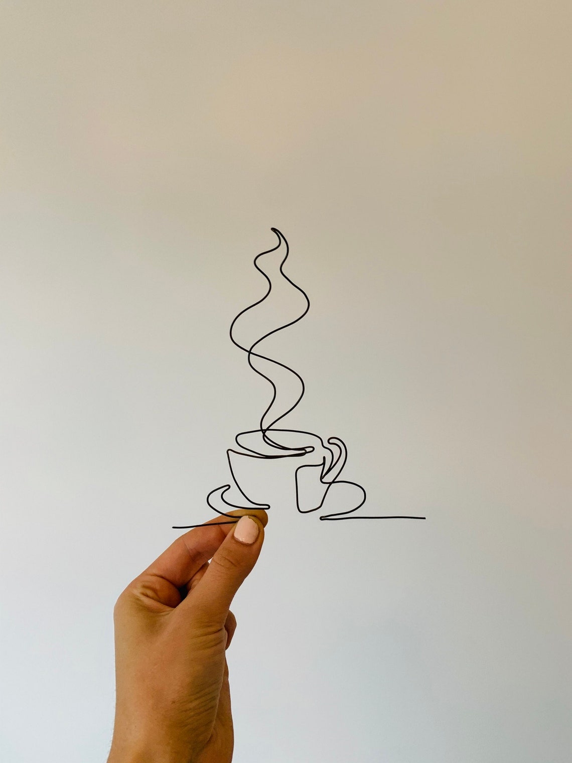 Wire Coffee Tea Cup Handmade Drink Hot Chocolate Caffeine - Etsy