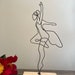 Wire Ballerina Dancing Sculpture Handmade Figurine Gift Ballet Statue ...