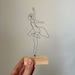Wire Ballerina Dancing Sculpture Handmade Figurine Gift Ballet Statue ...