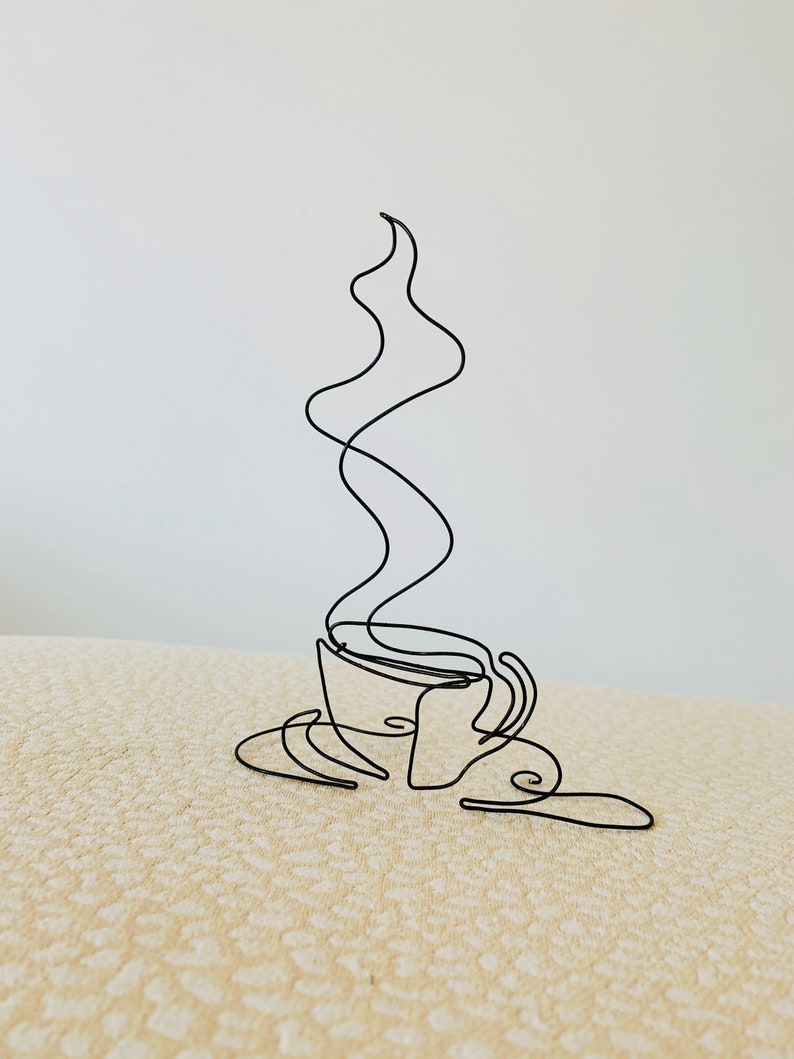 Wire Coffee Tea Cup Handmade Drink Hot Chocolate Caffeine - Etsy