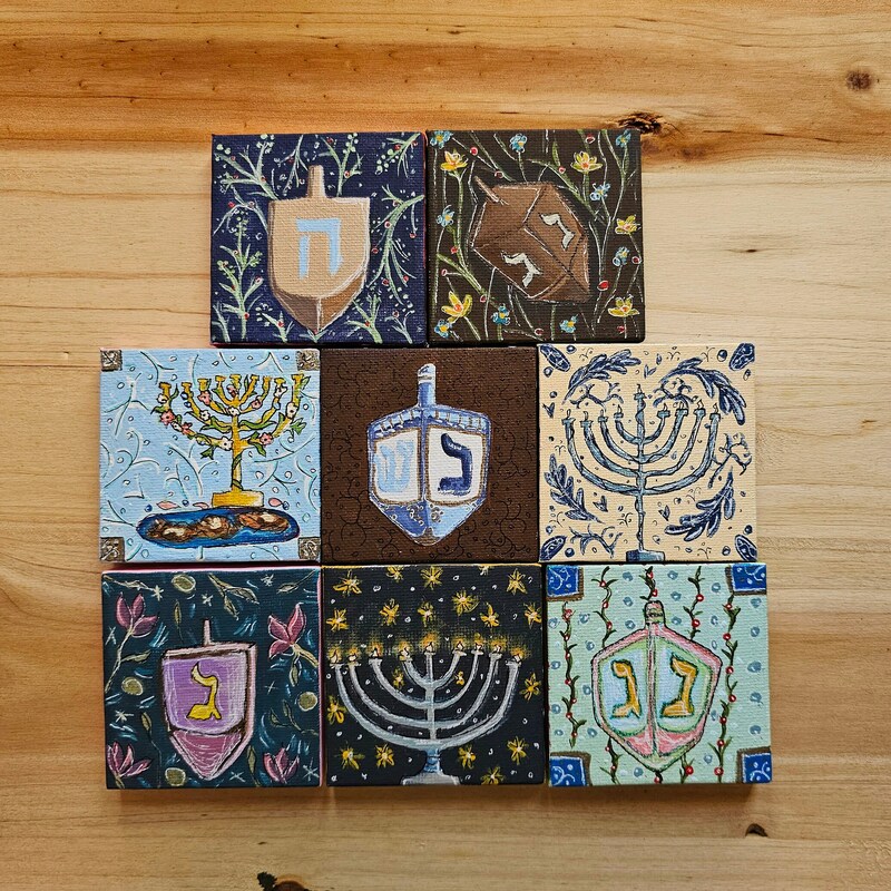 Mini Menorah Etsy