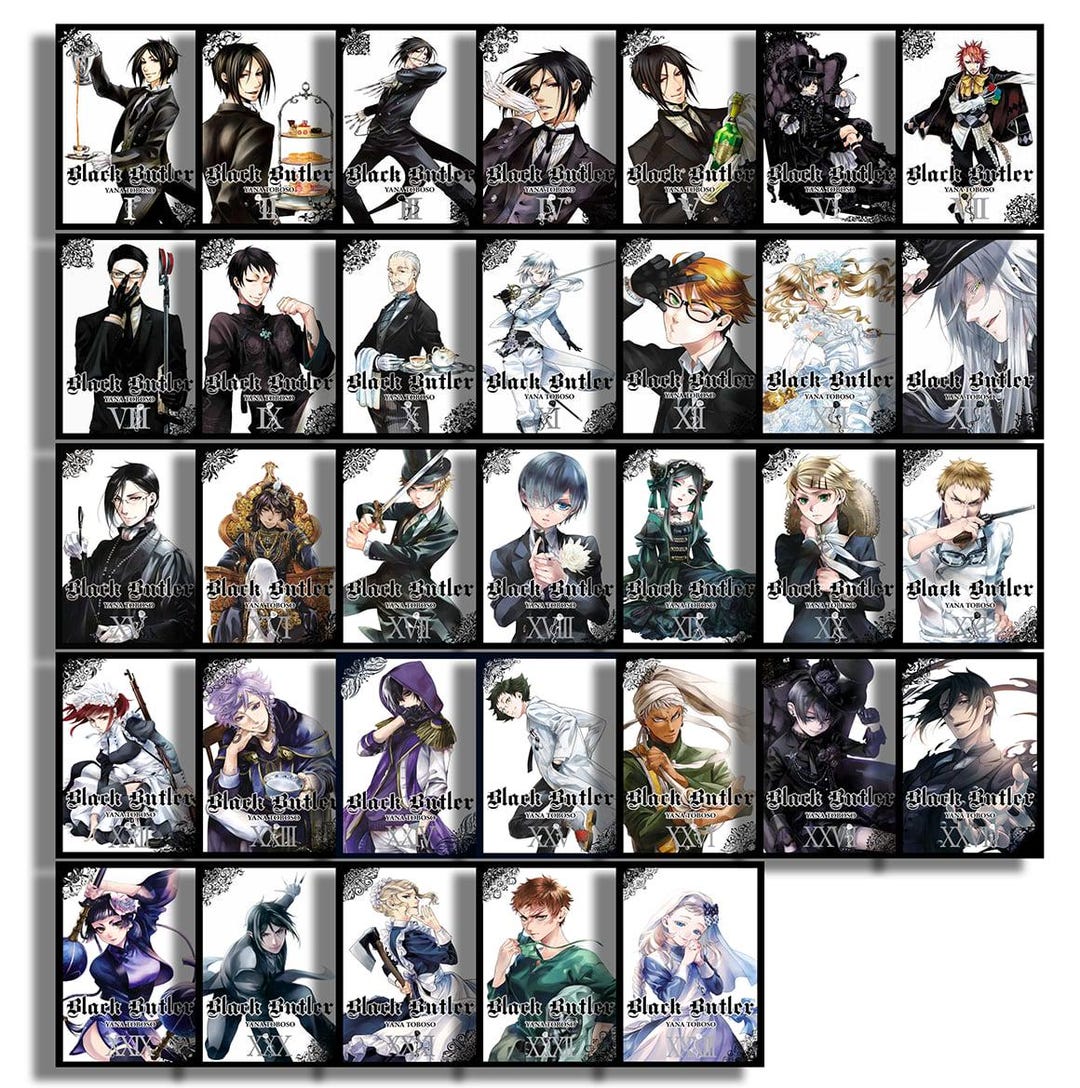 Black Butler(33 Books)japanese Manga Book Set for Dolls - Etsy
