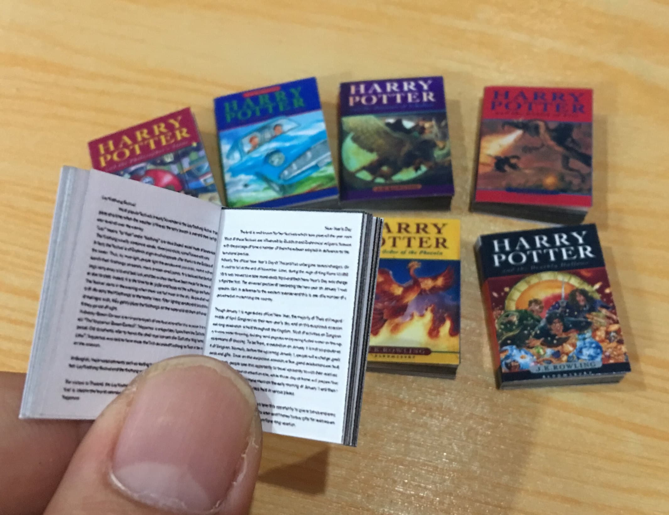 Doll's Books : HP Book Set for Dolls - Etsy