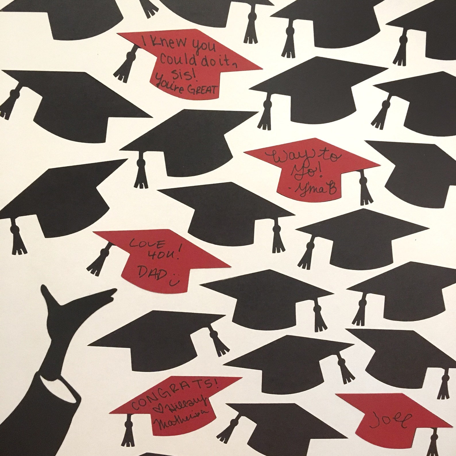 Graduation Guest Book Frame Signature Frame Graduation - Etsy