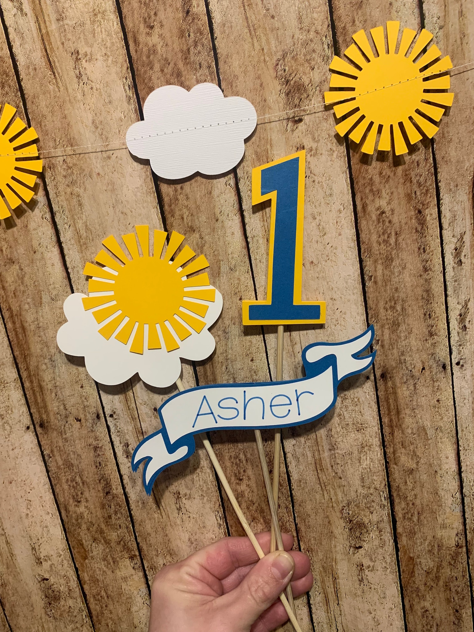 Sun Centerpiece Sticks Sunshine Party Decor Sun Theme - Etsy