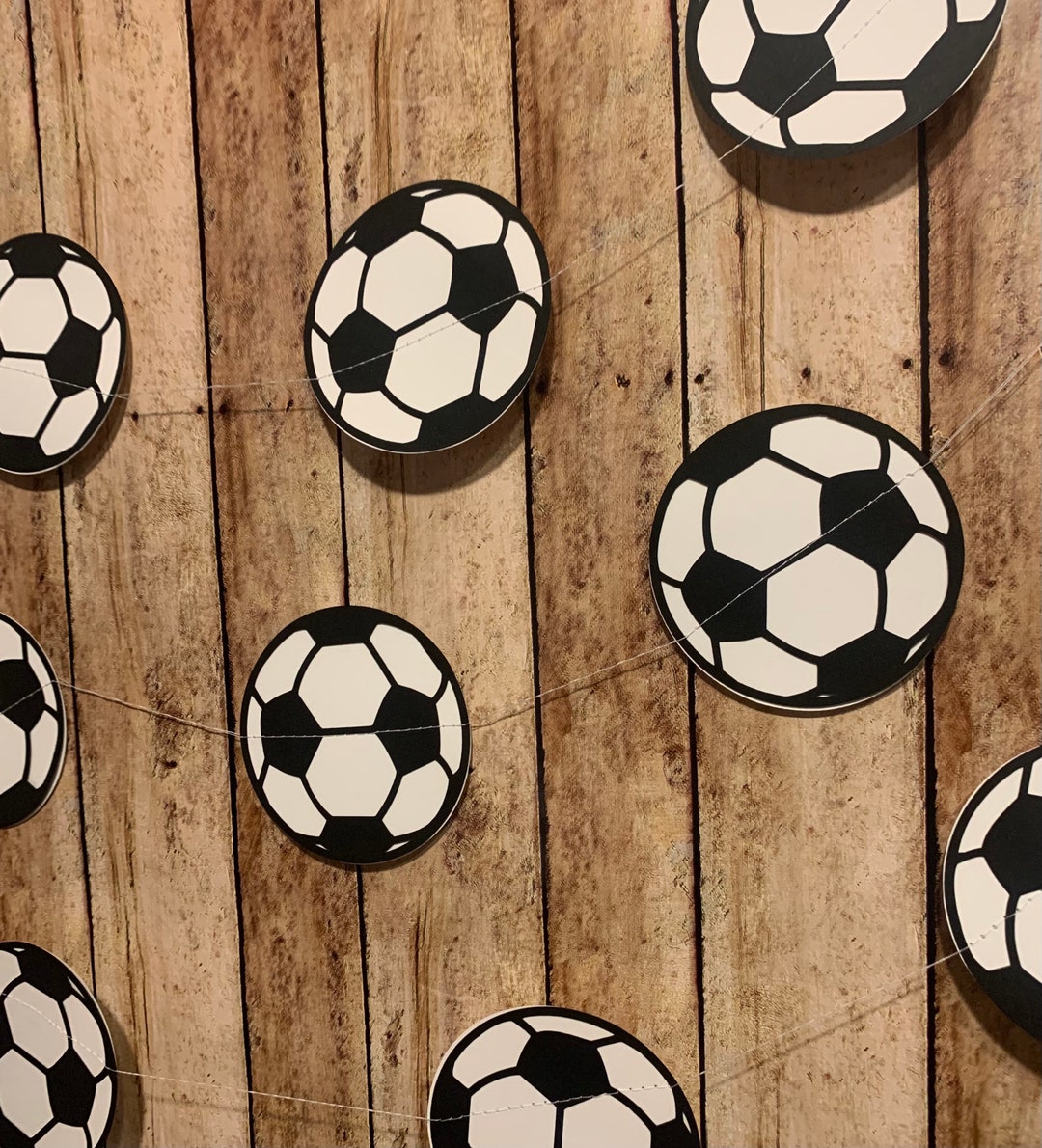 Soccer Ball Garland - Etsy