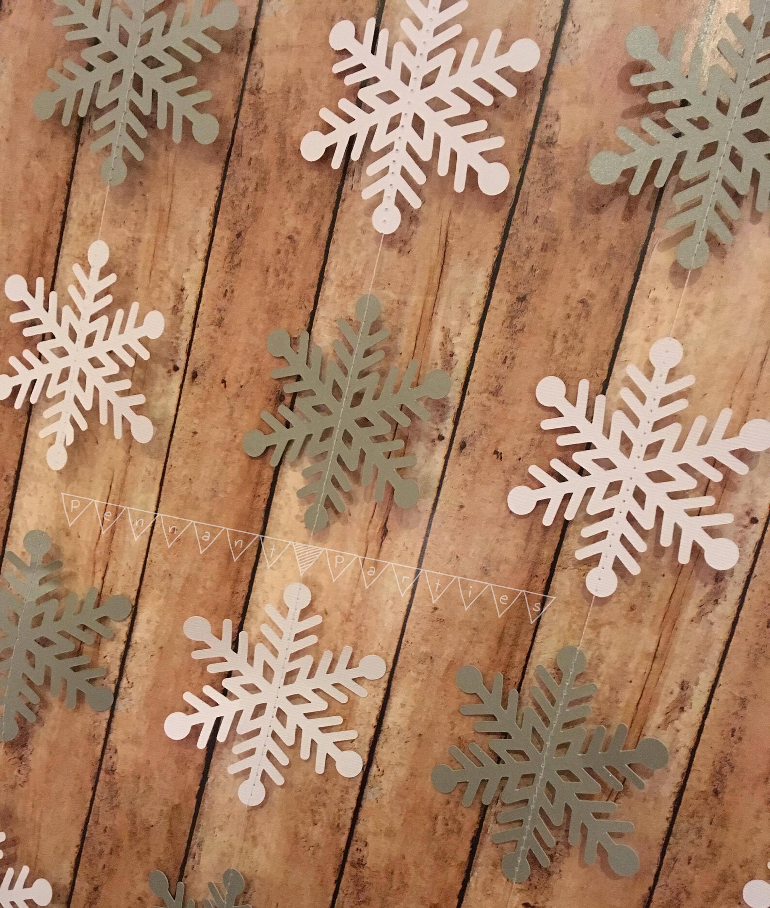 Snowflake Backdrop Table Backdrop Winter Wonderland Theme | Etsy