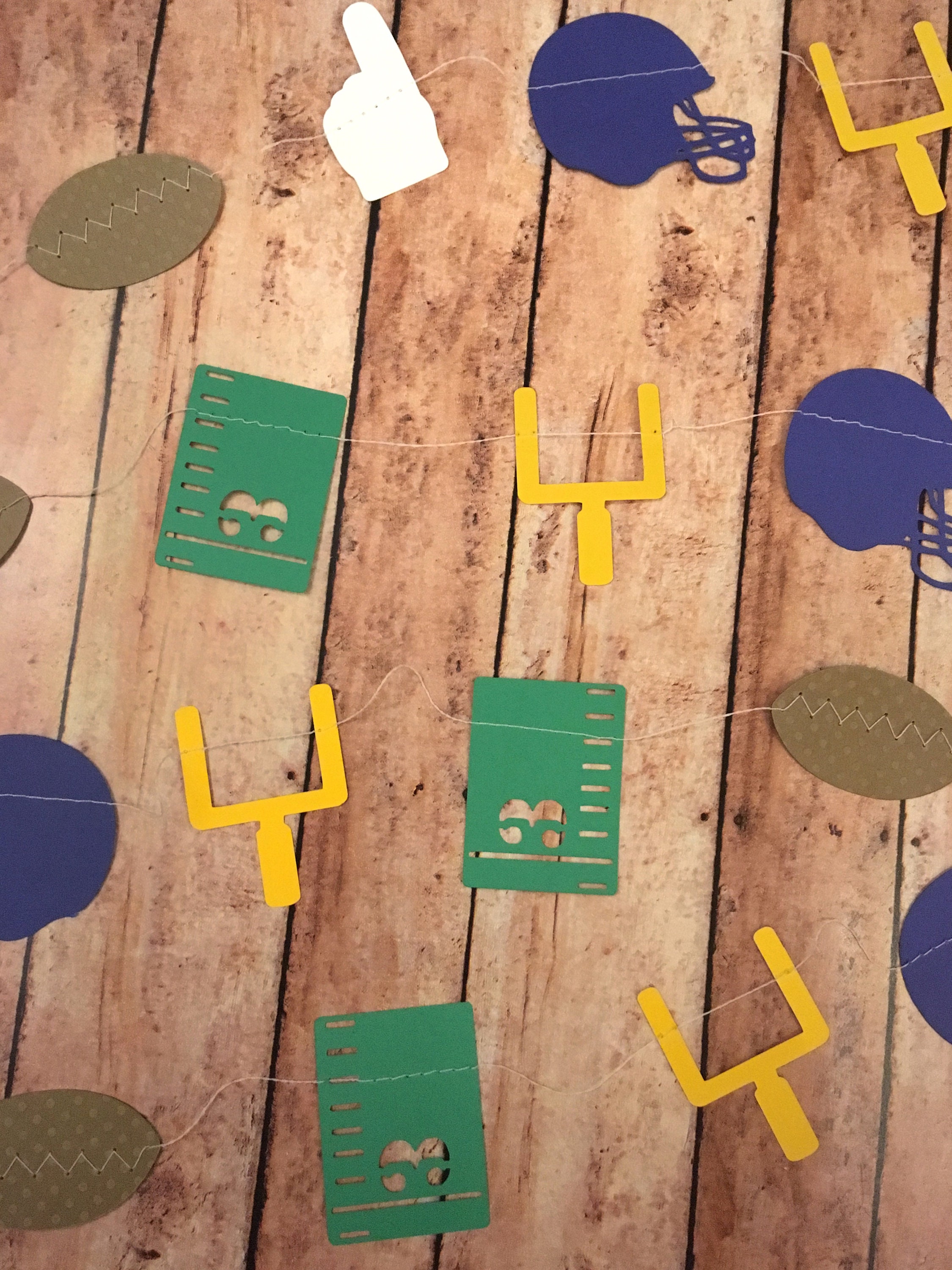 Football Place Card Table Tent - Tailgate - Etsy