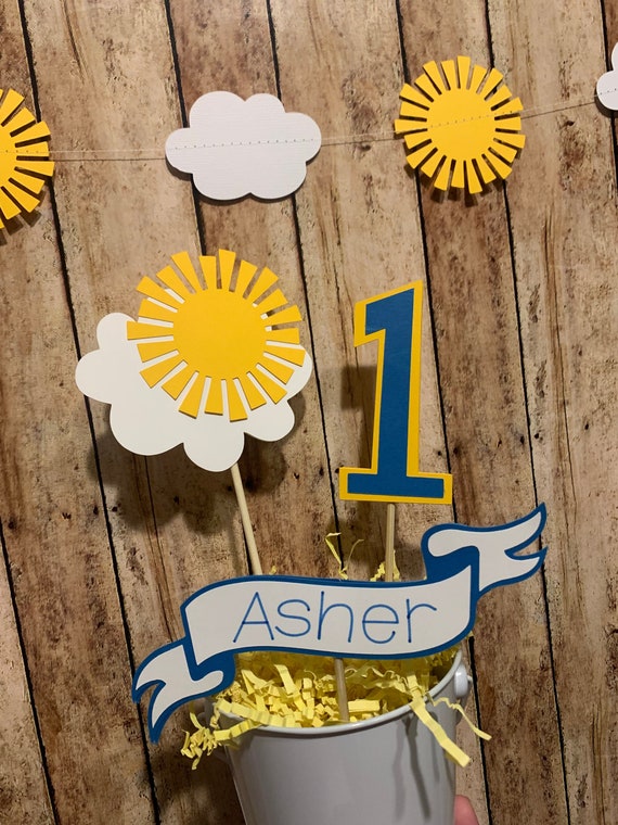 Sun Centerpiece Sticks Sunshine Party Decor Sun Theme | Etsy