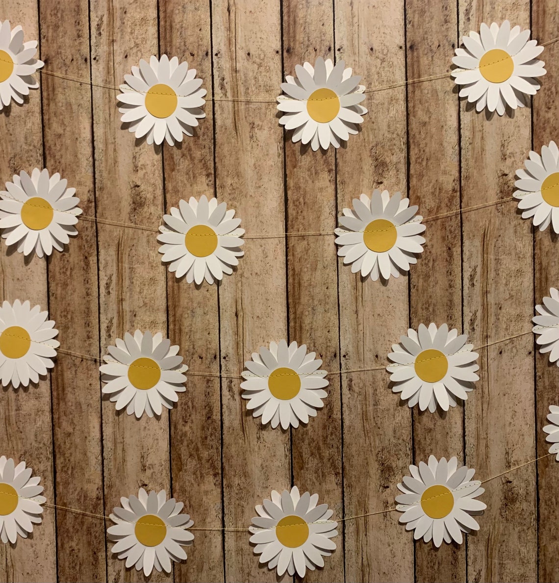 Daisy Party Decor Daisy Banner Daisy Theme Party Decorations - Etsy