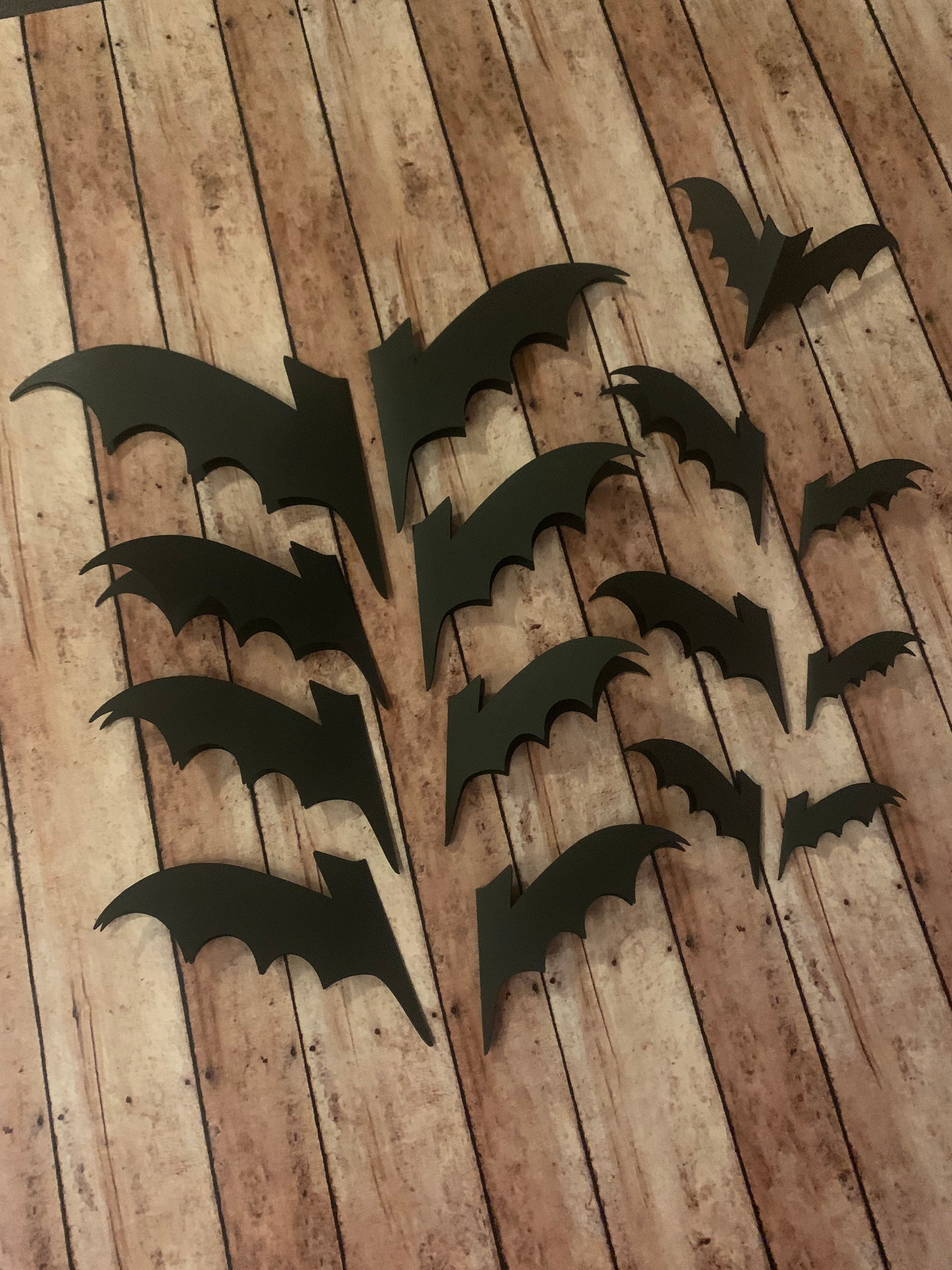 3D Bats Wall Decor - Etsy