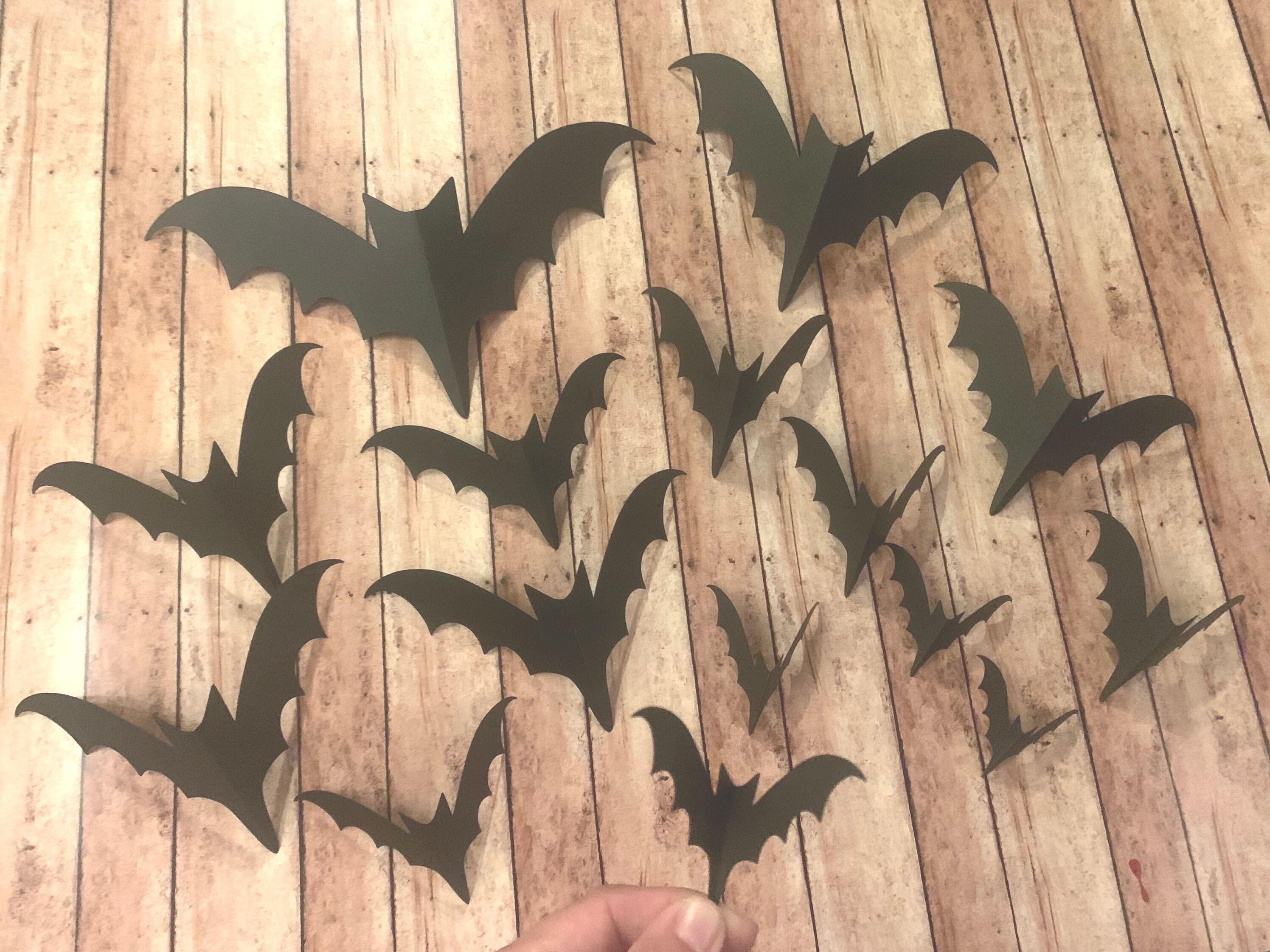 3D Bats Wall Decor - Etsy